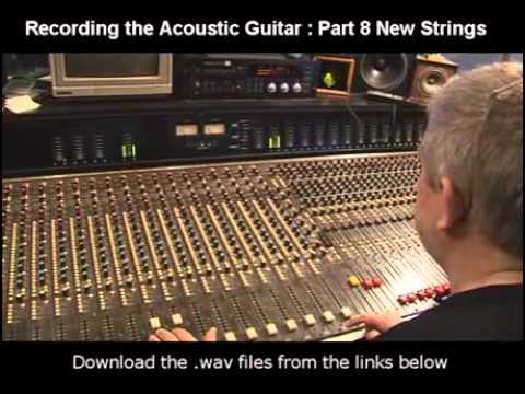 How to record acoustic guitar Part 8 - YouTube