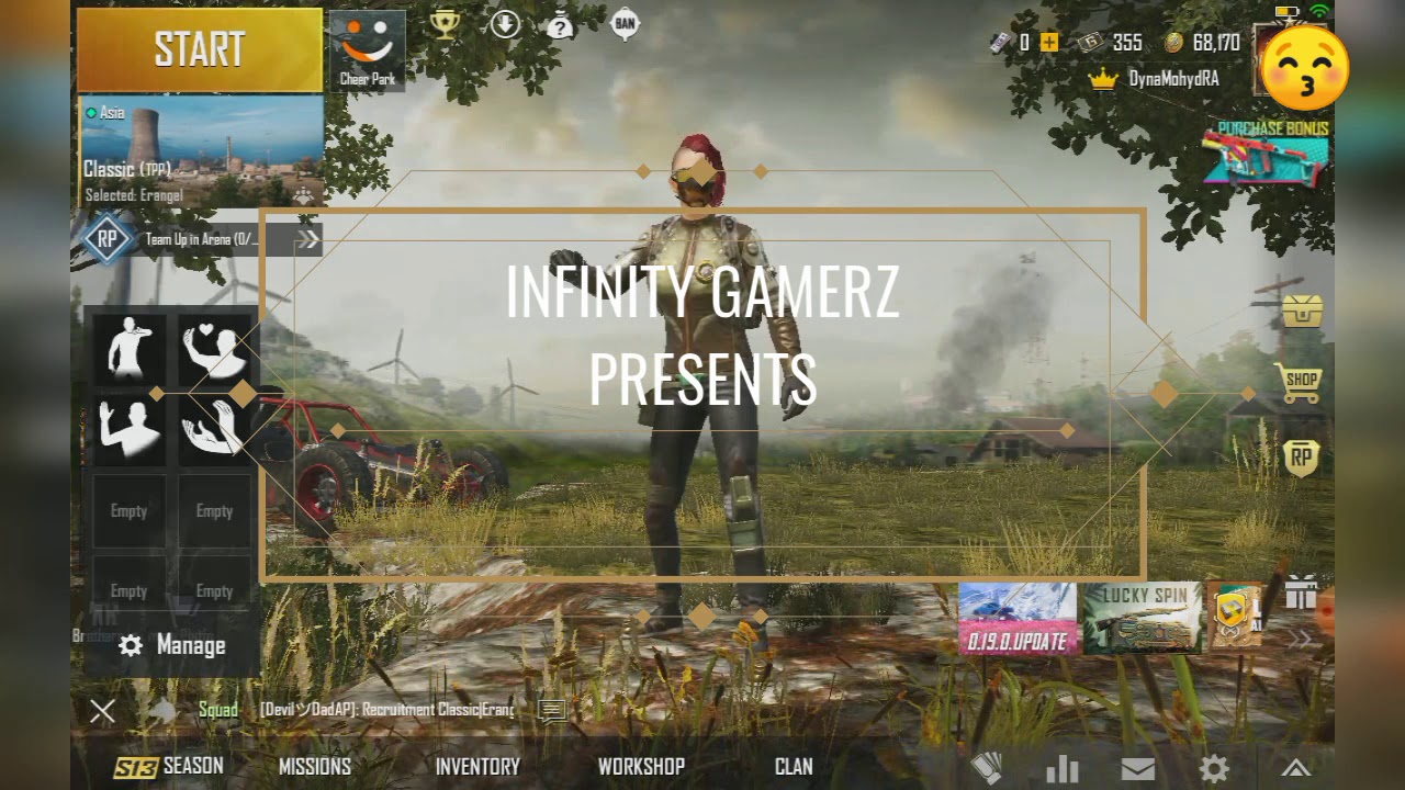 How to create a room in pubg mobile 0.19 update - YouTube