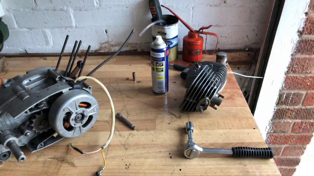 Russian RIGA.12 moped project pt3 - YouTube