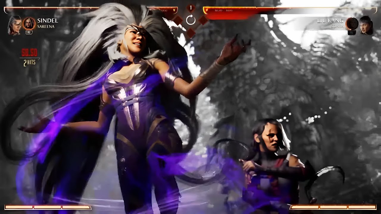 Mortal Kombat 1 - Sindel & Kameo Sareena Gameplay Breakdown - YouTube