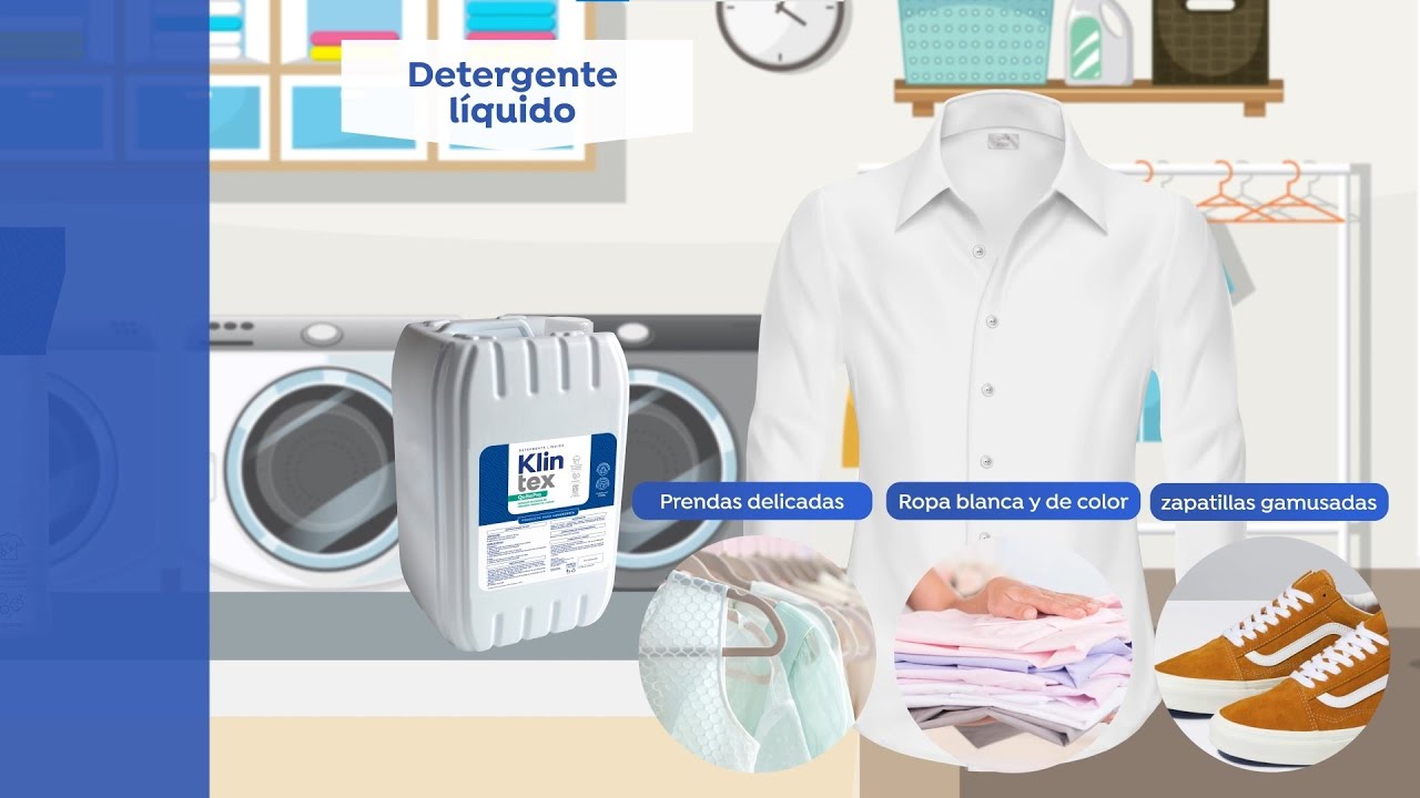 Beneficios de trabajar con detergente líquido y polvo - YouTube