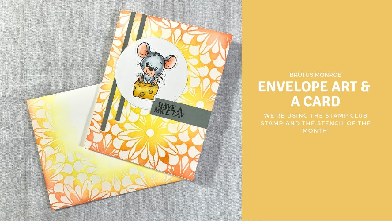 Envelope Art & A Card - YouTube