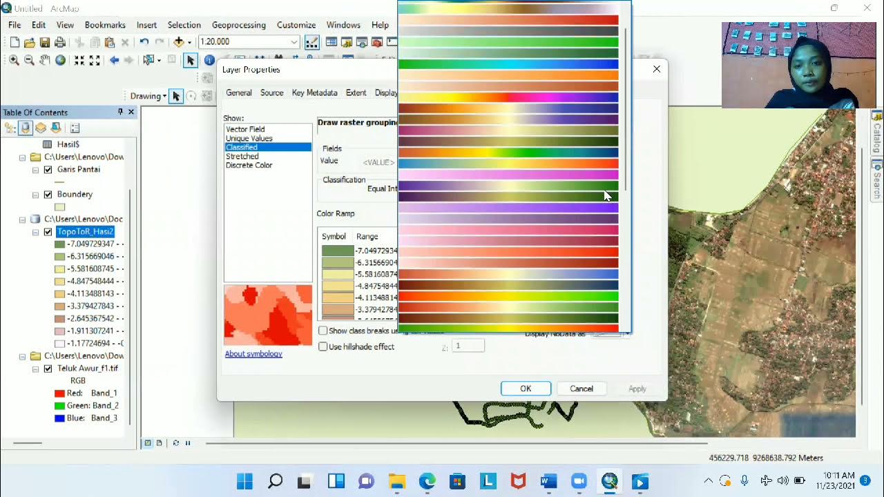 Tutorial Membuat Peta Batimetri Menggunakan Software ArcGis 10.8 ...