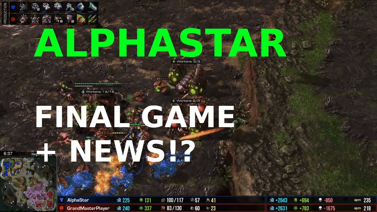 AlphaStar's Final Match & News! - YouTube