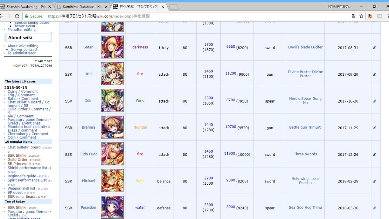 Kamihime PROJECT R - Info Batch 1 on Awakenings (4th break for weapons ...