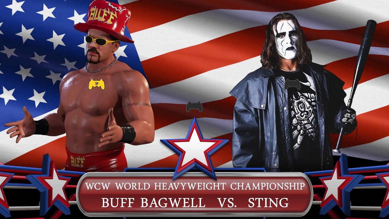 Sting vs. Buff Bagwell WCW Championship (4K) - YouTube