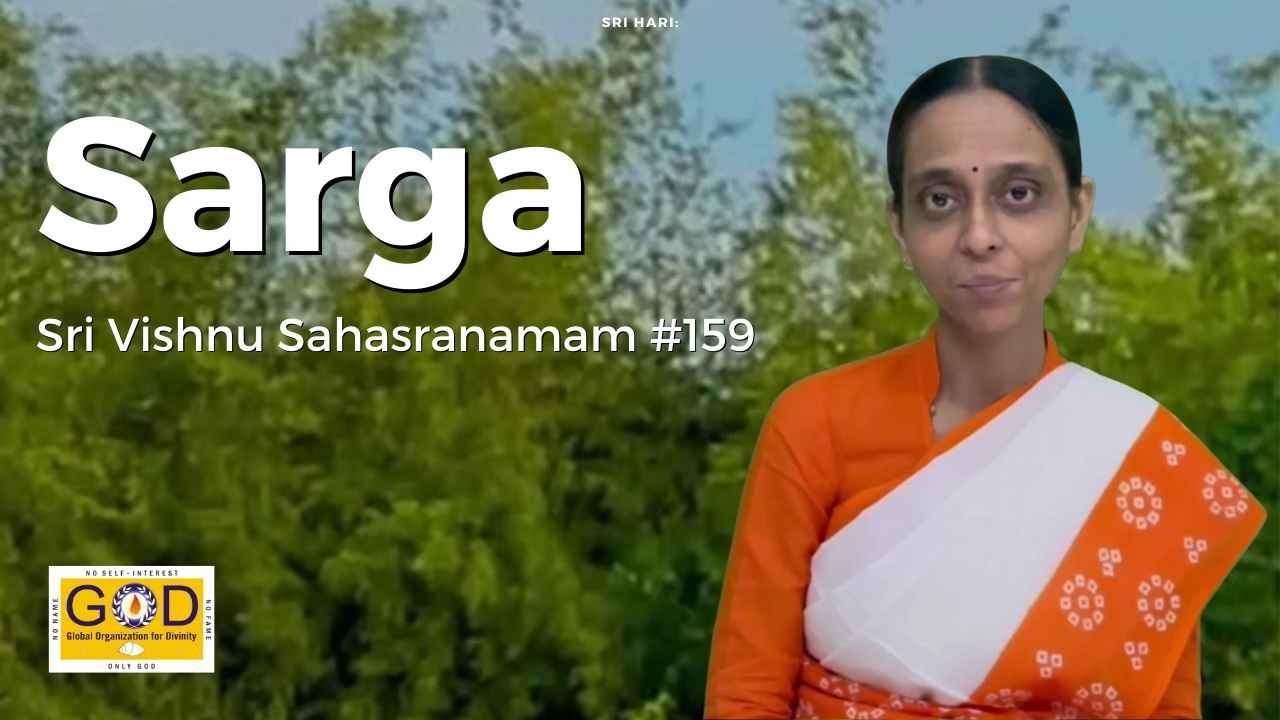 159 Sarga | #EveryDayWithNama | Sri Vishnu Sahasranamam Meaning | Sri ...