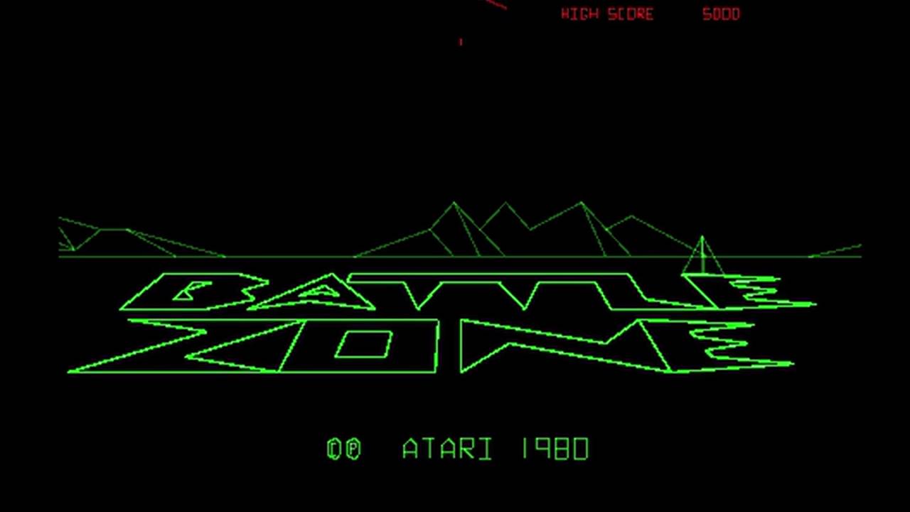 Battle Zone (Atari 1980) Attract Mode 60fps - YouTube