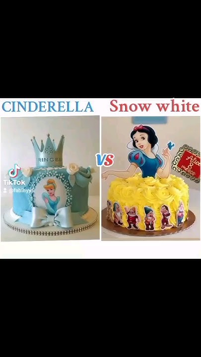 Cinderella VS Snow White 💙 ️ ️🎀@FabihayyWorld #shortsfeed #youtubeshort ...