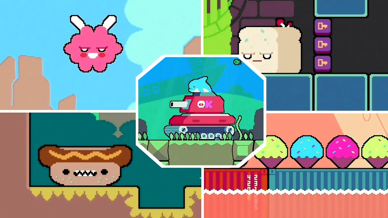 Dadish 3 - All Bosses Gameplay - YouTube