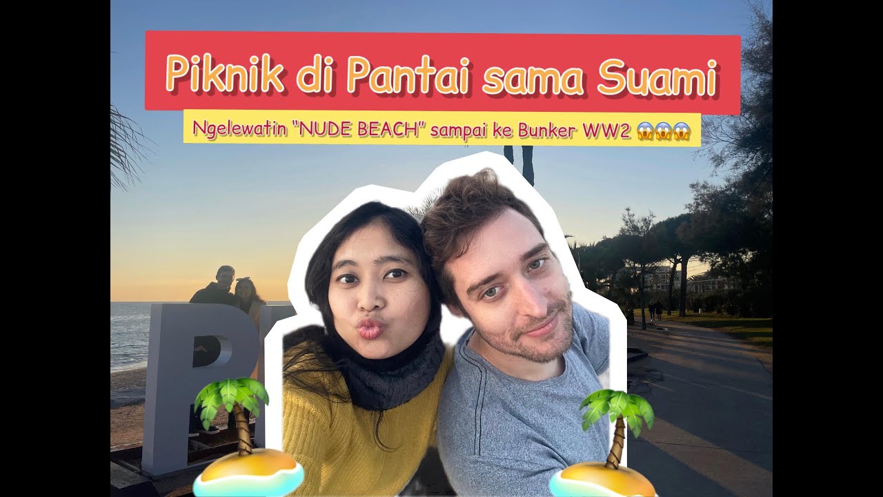 Piknik di Pantai Spanyol: Eksplorasi Nude Beach & Bunker Santa Susana - YouTube