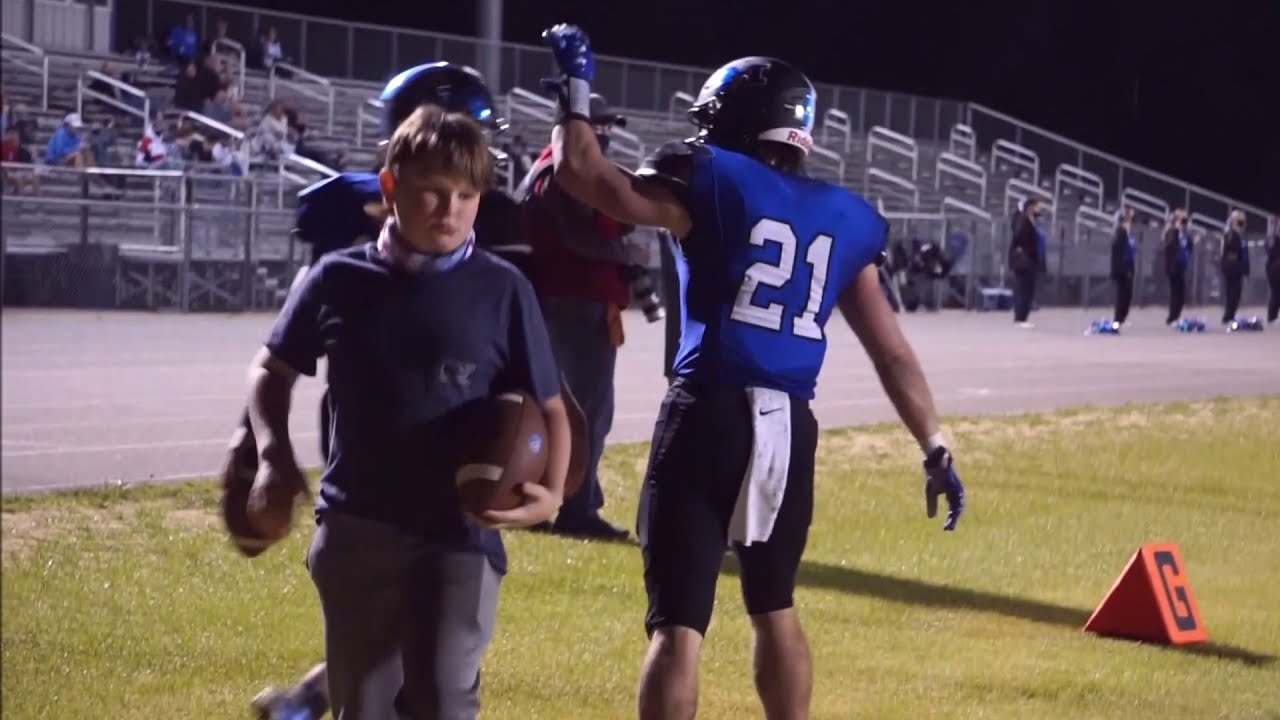 MIDWAY RAIDER FOOTBALL 2021 HIGHLIGHTS VS HOBBTON H SCHOOL - YouTube