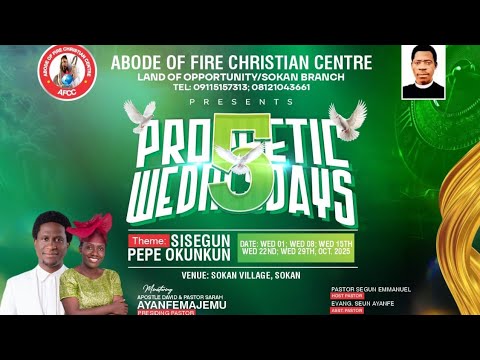 WED. 29TH OCTOBER, 2025 | 5TH PROPHETIC WEDNESDAY AT SOKAN | APOSTLE ...