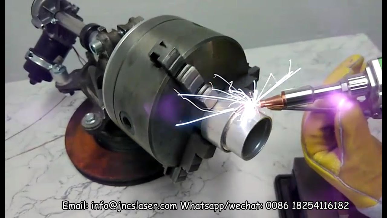 German Client Feedback Video for our 2kw handheld fiber laser welding ...