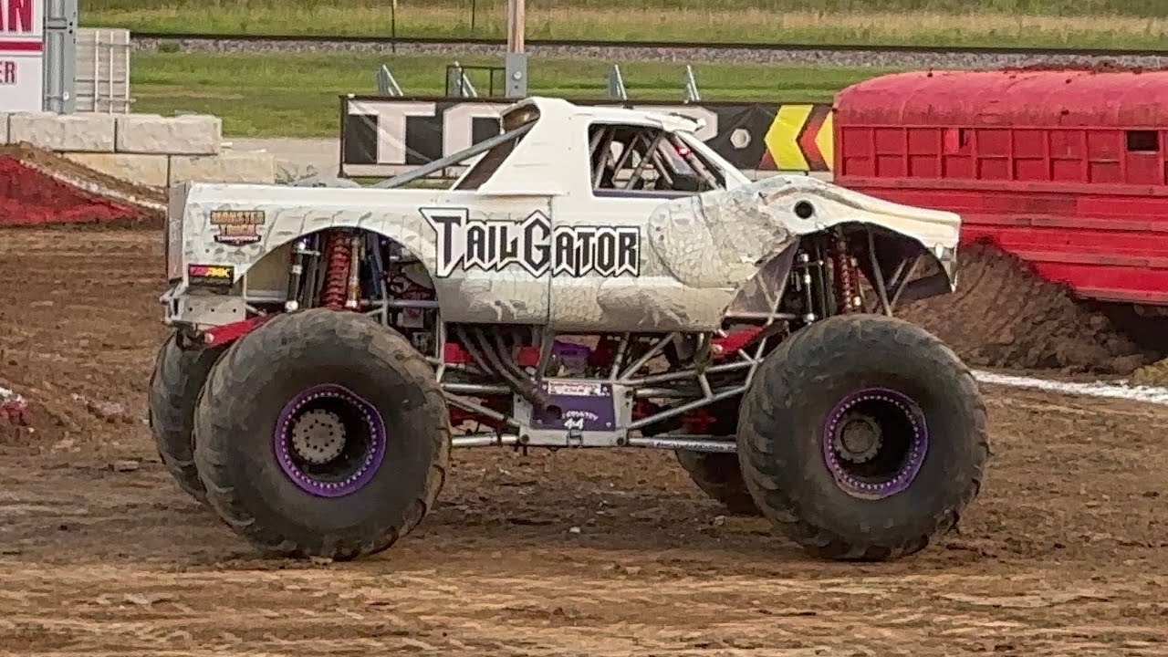 Toughest Monster Truck Tour Lamar MO 2024 Show 1 Freestyle | TailGator ...
