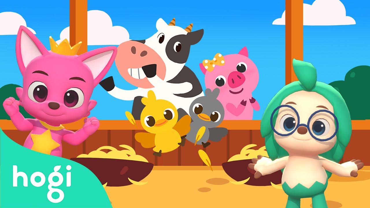 The Farmer in the Dell | Pinkfong & Hogi Dance Dance | Nursery Rhymes ...