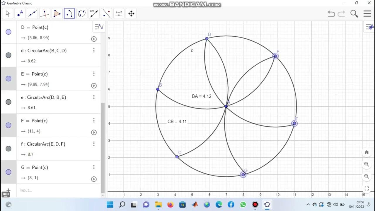 Membuat bunga dengan Geogebra - YouTube