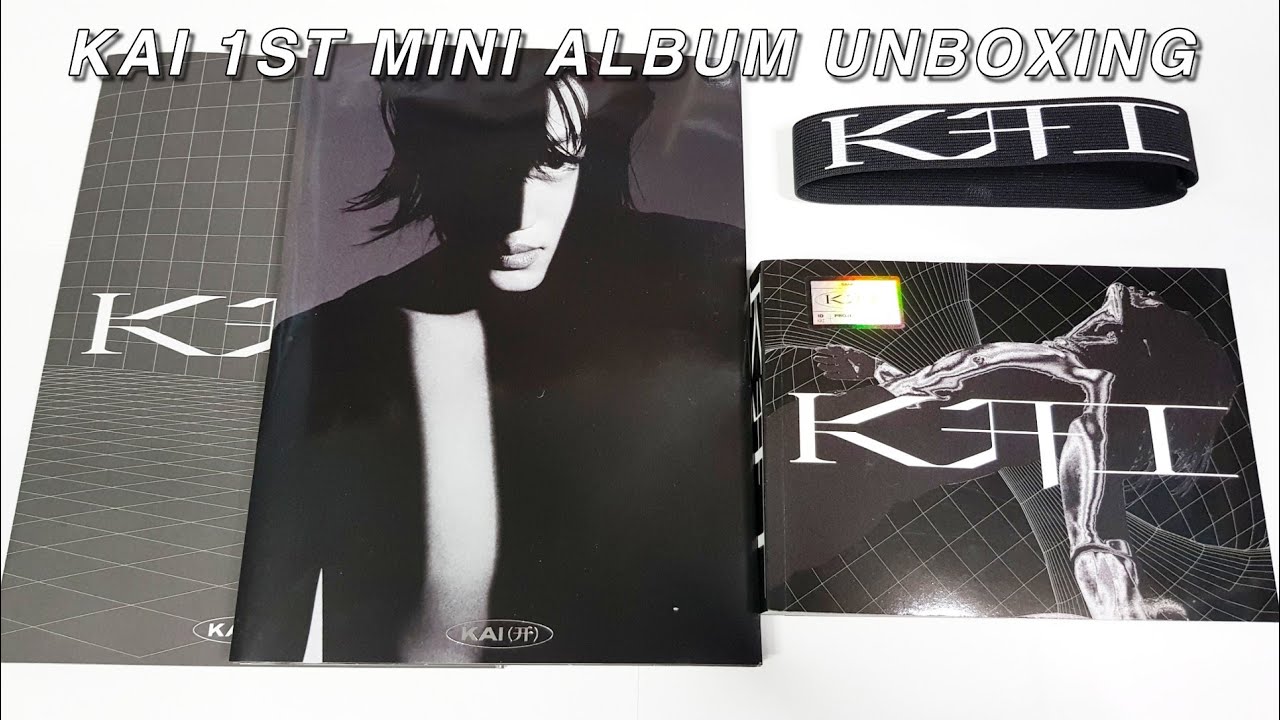 KAI 1st Mini Album Unboxing (X Version and Flipbook Version ...