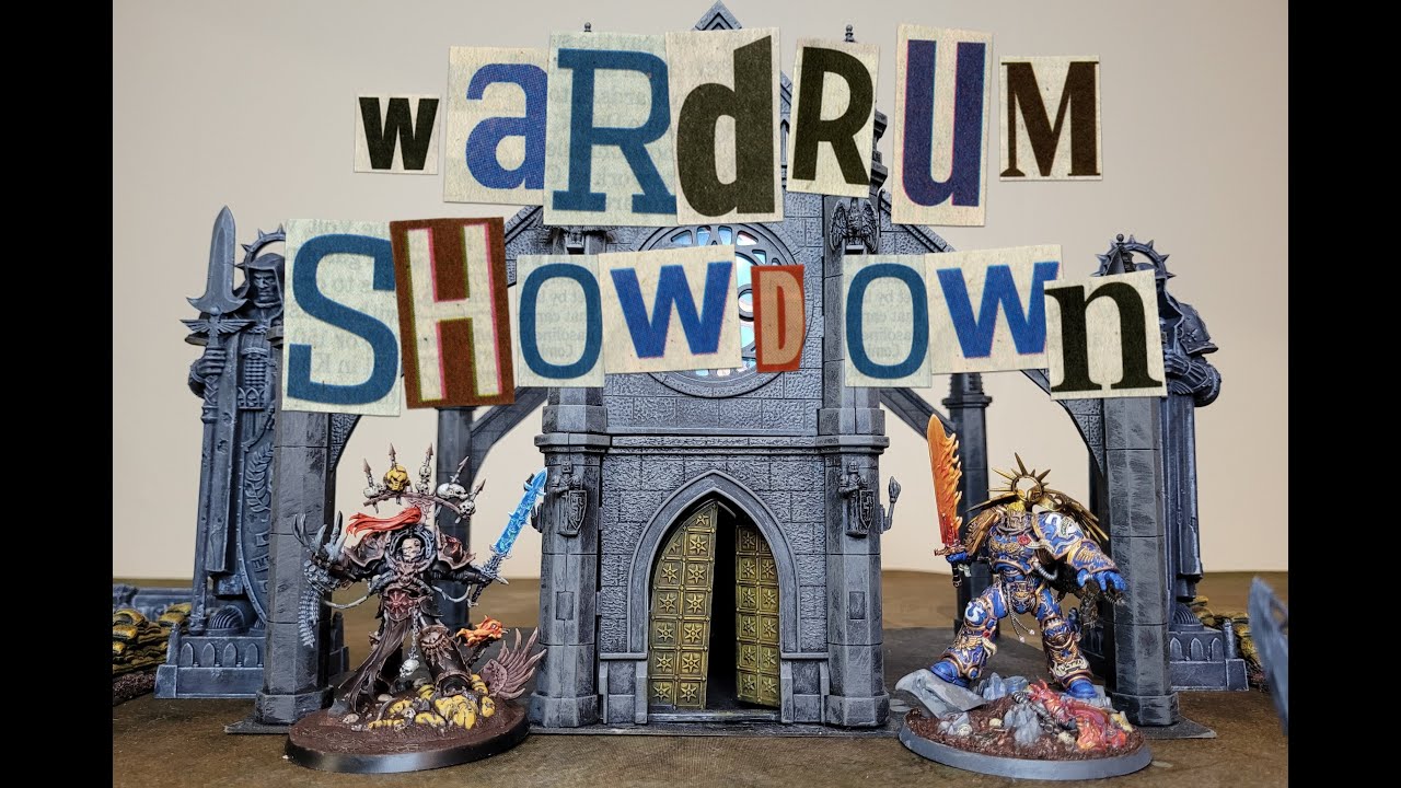 Wardrum Showdown EP1 Ezekiel Abaddon Vs Roboute Guilliman Warhammer 40k ...
