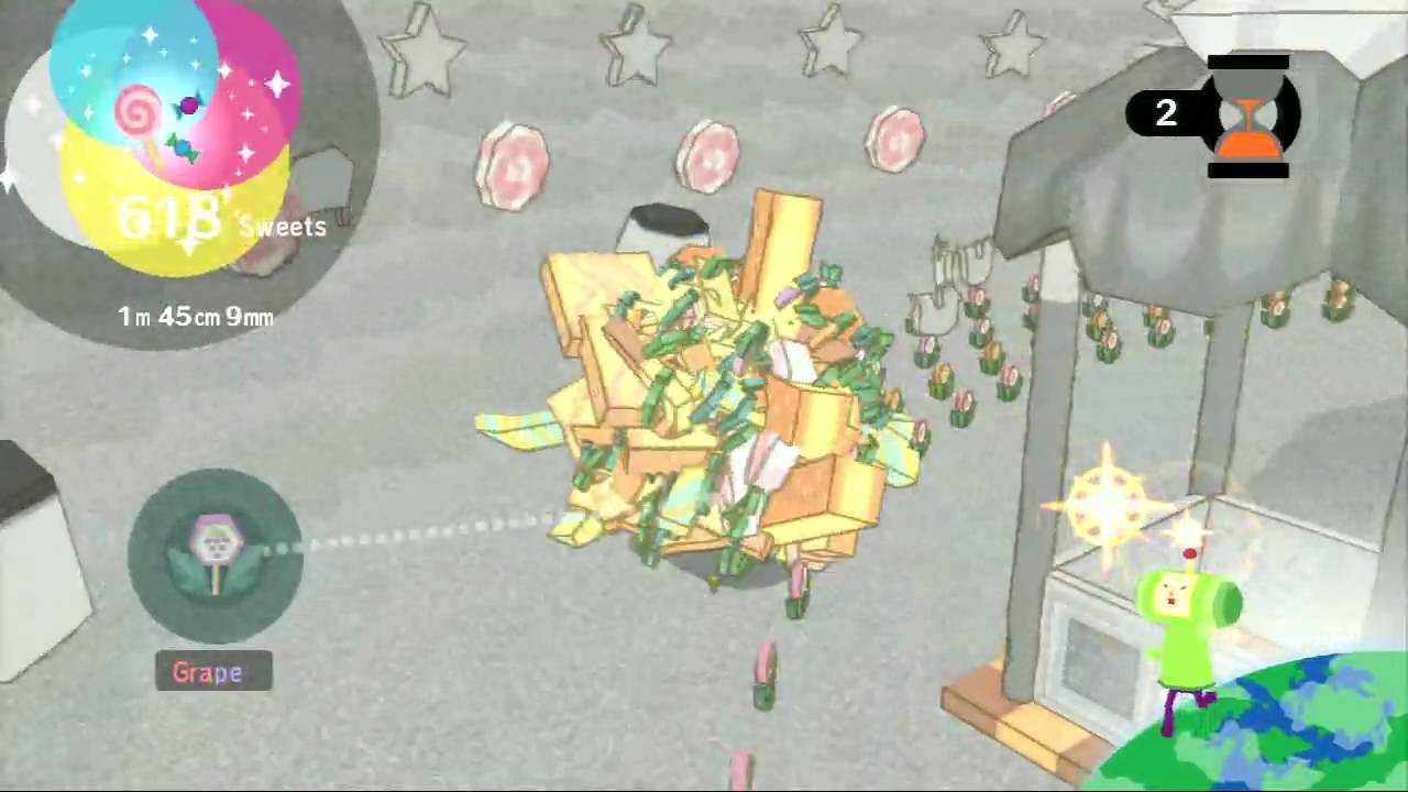 Katamari Forever (PS3) - Gingerbread House (100%, 02'34"366, score 120 ...