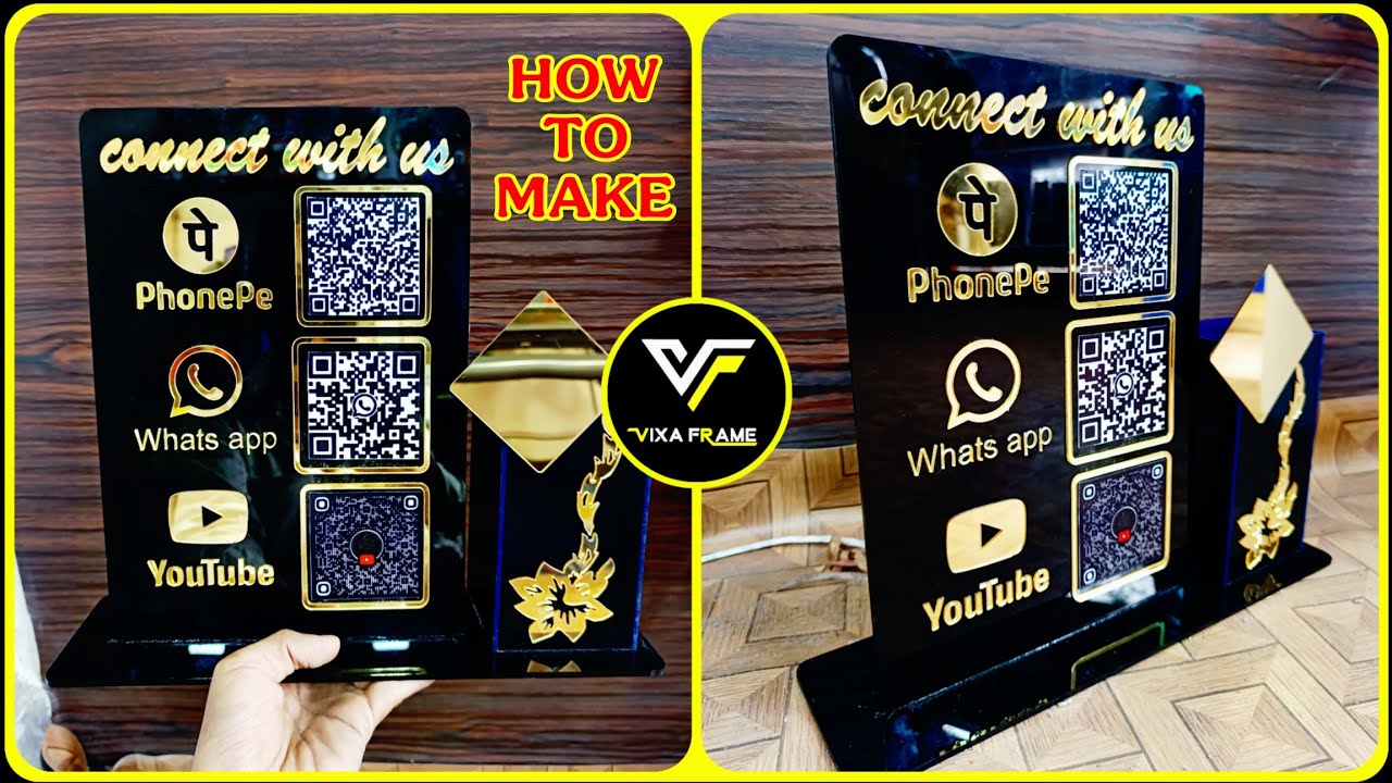 HOW TO MAKE TABLE DESK BARCODE SCANNER || TRENDING DIY ITEM WITH CUSTOM ...