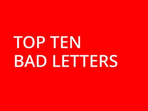 Top Ten Bad Alphabet Lore Letters. - YouTube