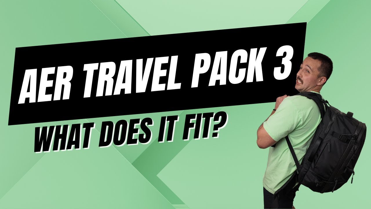 Aer Travel Pack 3 - Packing Video - YouTube