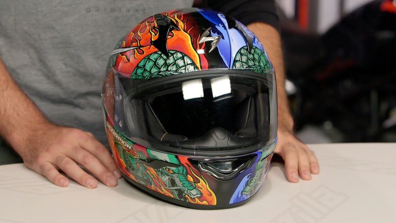 Scorpion EXO-R410 Bushido Helmet Review at RevZilla.com - YouTube