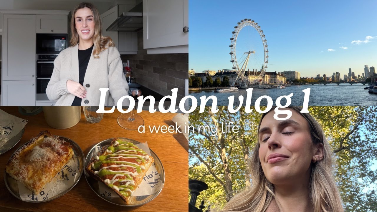 London vlog 1 & moving & new restaurants 🩷 - YouTube