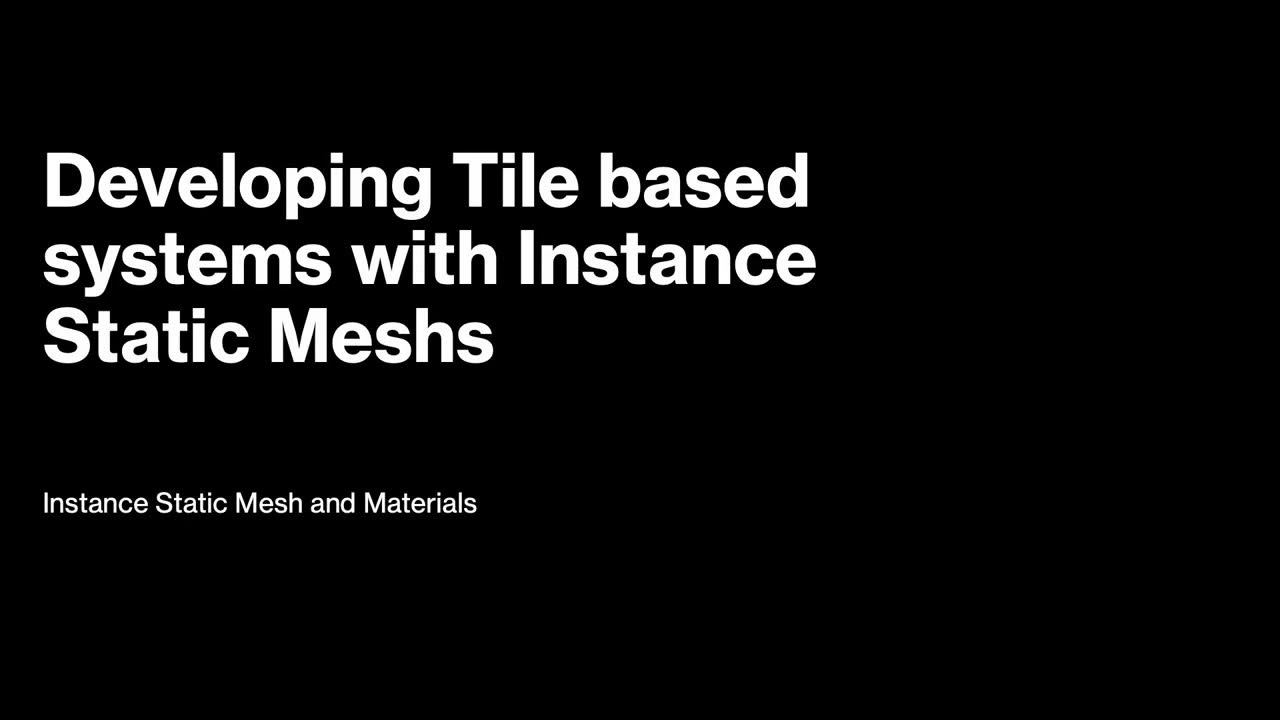 12 Instance Static Mesh and Materials - YouTube