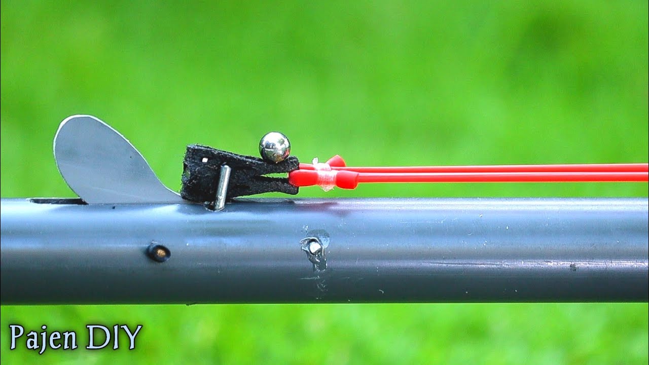 DIY Slingshot - Powerful PVC Slingshot Perfect Accuracy - YouTube