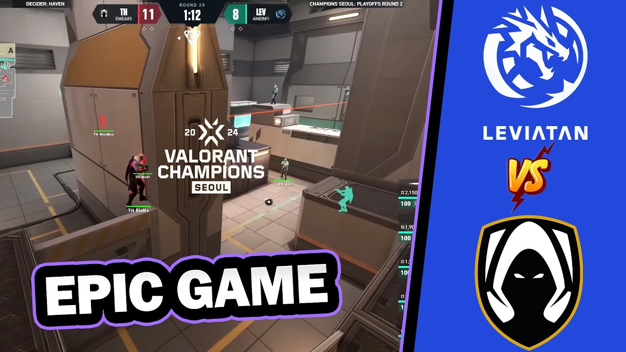 Lev vs TH - Highlights Valorant Champions 2024 Playoff - YouTube
