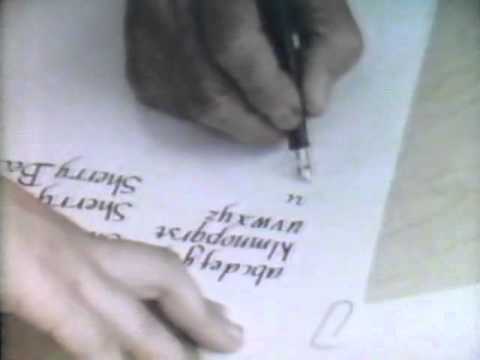 Lloyd Reynolds' Italic Calligraphy & Handwriting: Episode 8 - YouTube