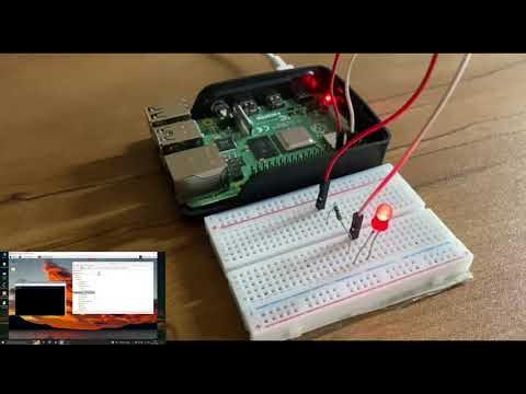Basic Raspberry Pi Task | Blinking an LED through Raspberry Pi | Using Python Codes! - YouTube