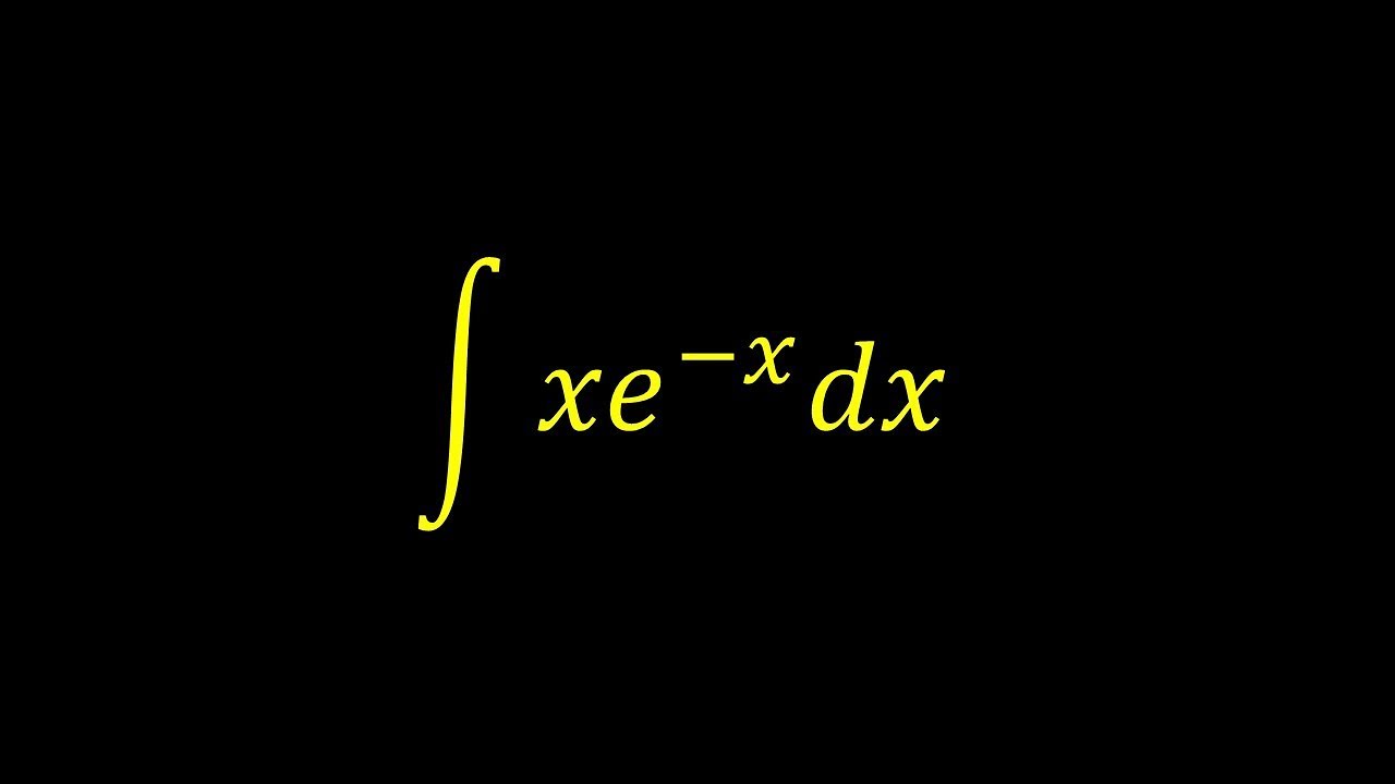 Integral Of X e x Integral Example YouTube integral-of-x-e-x-integral-example-youtube