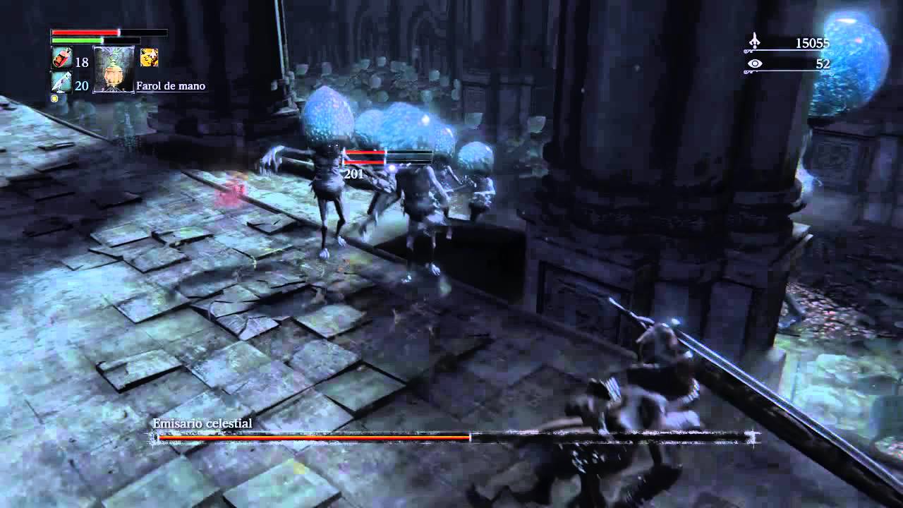 Bloodborne - Celestial Emissary Boss Fight - YouTube