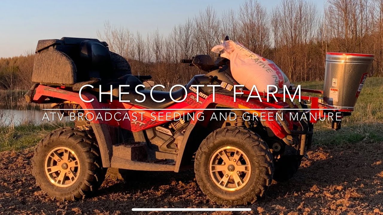 ATV Broadcast Seeding and Green Manure - YouTube