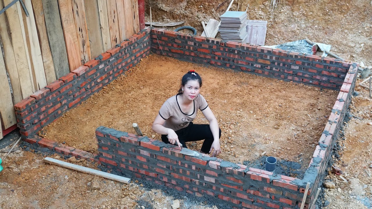 Building Septic Tank, Technique Build Bathrooms And Toilet WC, Building ...