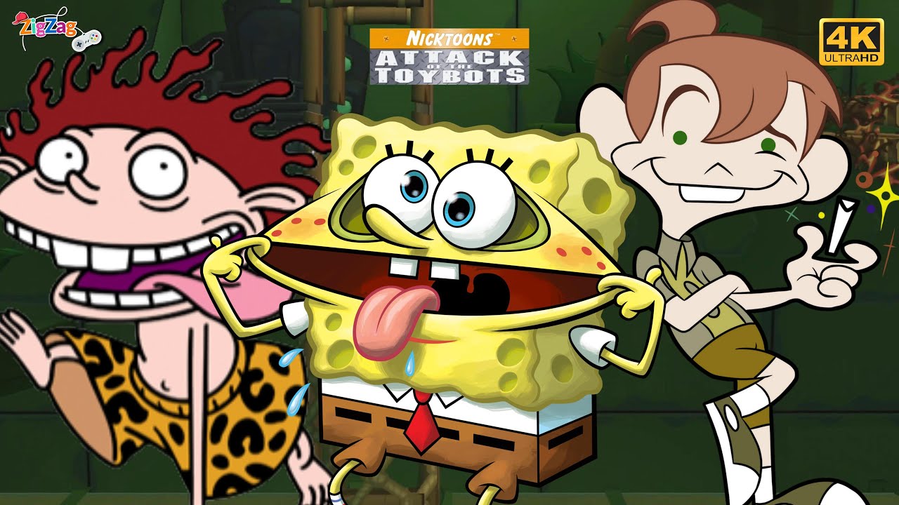 SpongeBob Nicktoons Attack of the Toybots #7 | Encontrando o Donnie e a ...