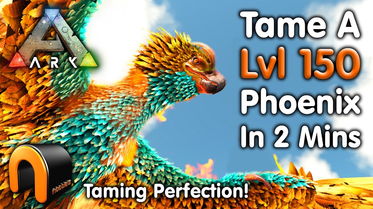 Ark THE BEST WAY EVER TO TAME A PHOENIX How To Tame A Phoenix SOLO! # ...