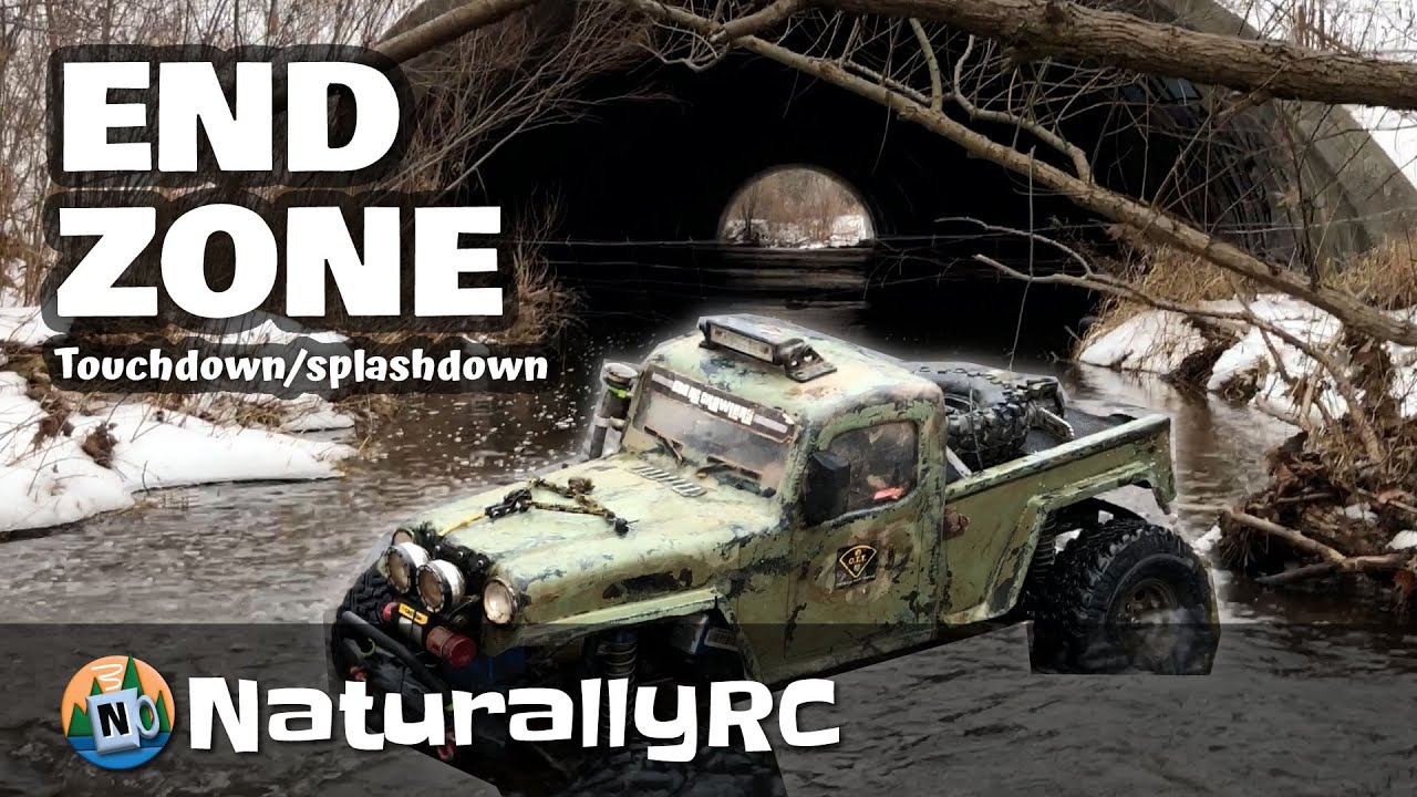 No Mud for RC Mud Truck - Just Slick Snow and Dangerous Ice Water - YouTube