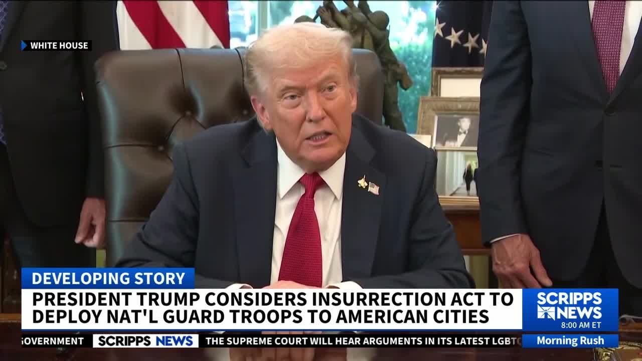 Trump says he may invoke the Insurrection Act if courts keep blocking ...