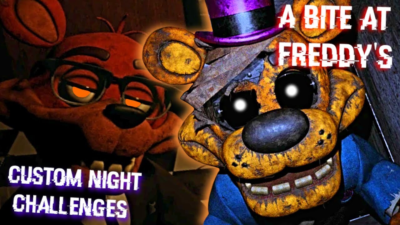 BACK FOR ANOTHER BITE! A Bite at Freddy's CUSTOM NIGHT Challenges (FNAF ...