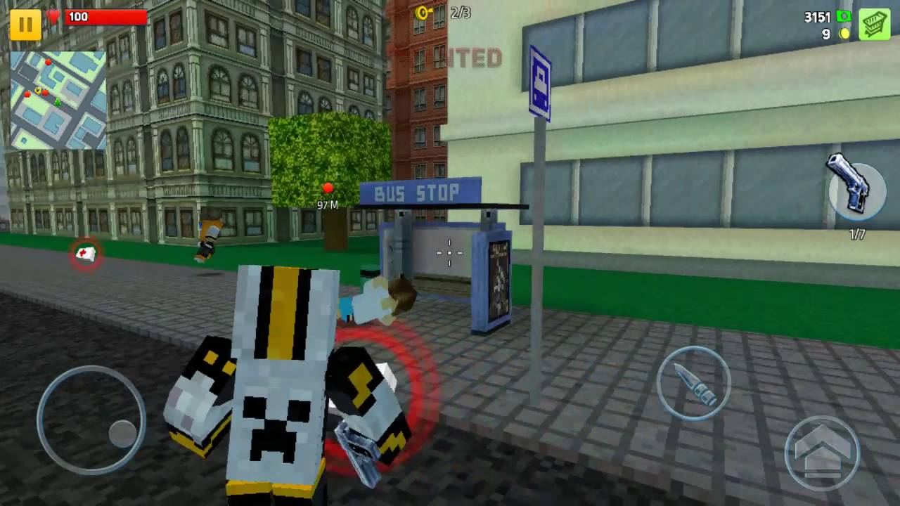 Playing block city wars part 1 - YouTube