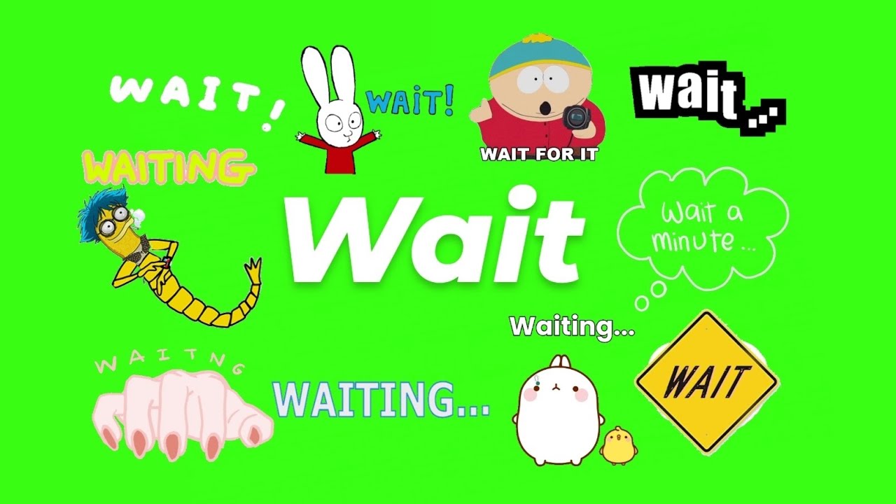 Animated Wait Text Title Green Screen Pack (Free Download) - YouTube