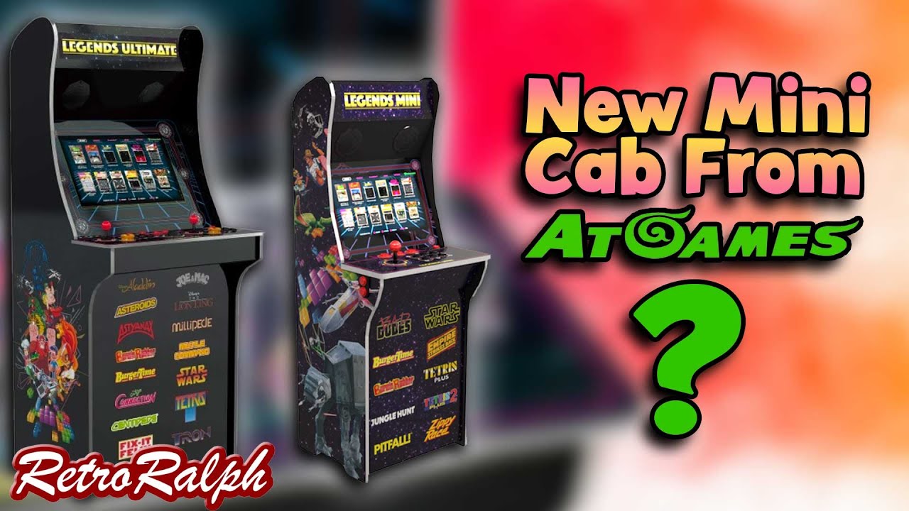 ATGAMES 3/4 MINI CABINET- Are They Coming after Arcade1up? - YouTube
