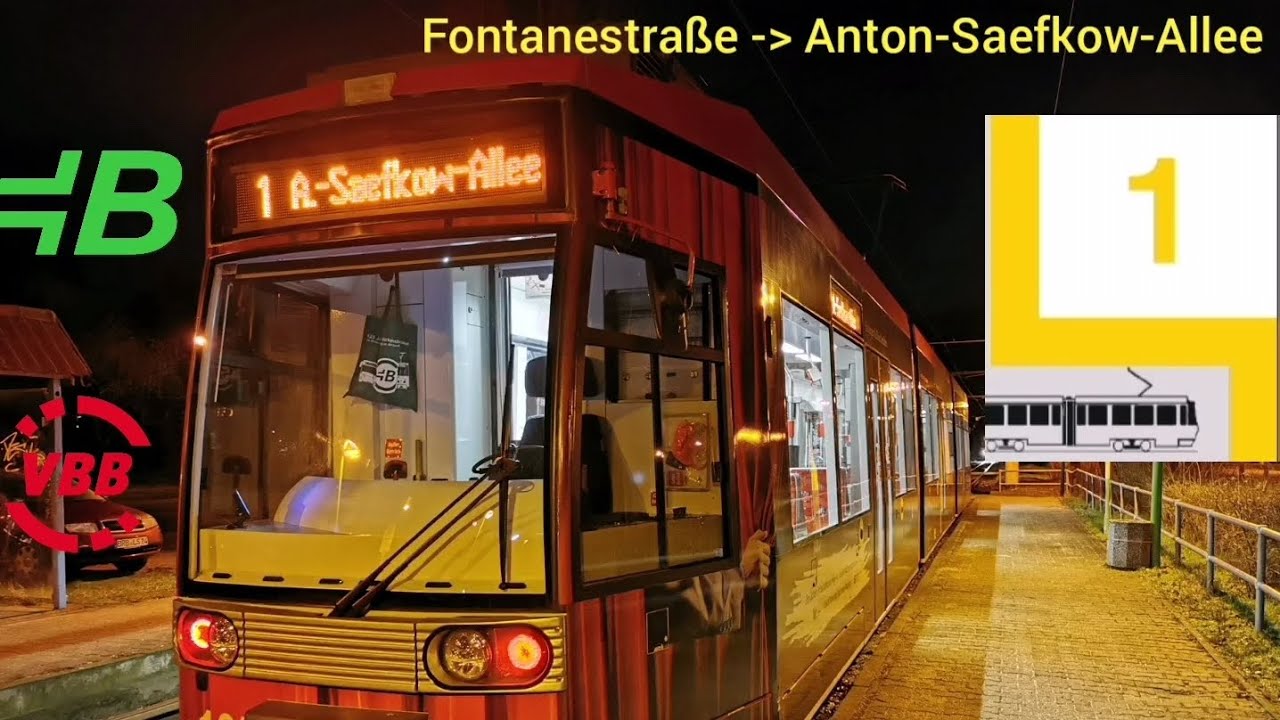 Mitfahrt || Siemens MGT6D || Linie 1 Brandenburg an der Havel || Prototyp - YouTube