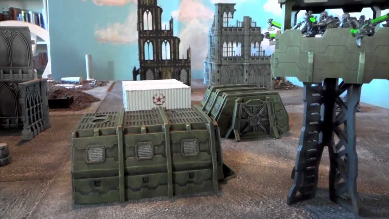 Micro Art Studio Barracks - Finished and Assembly - YouTube