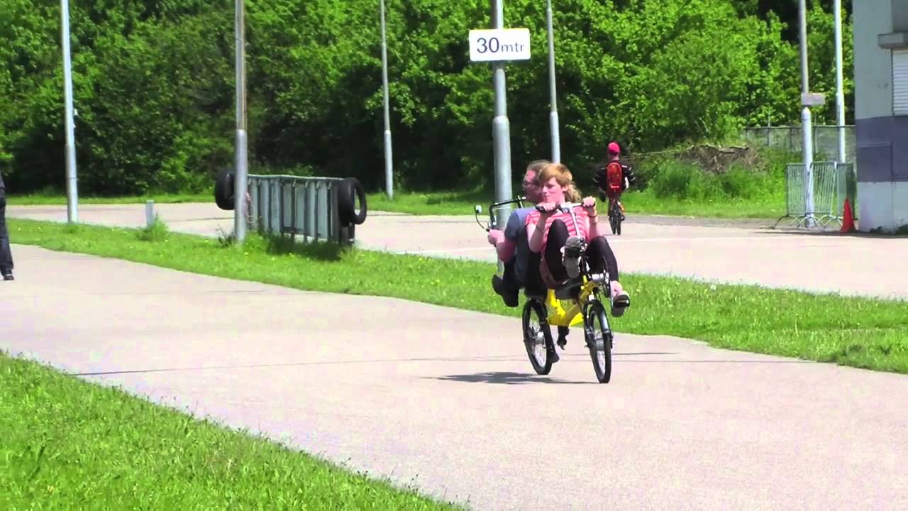 Janus - back to back recumbent tandem - YouTube