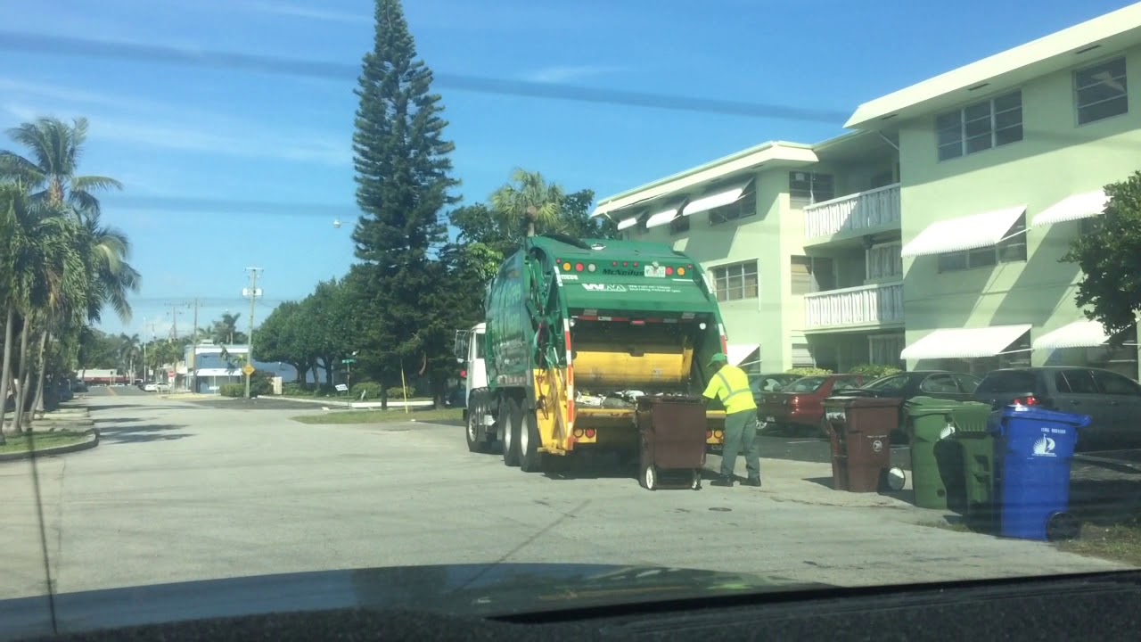 Florida Trash Part 2: Waste Management Autocar ACX McNeilus RL! **READ ...